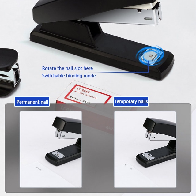 Capsator de birou, Notekisskai, ABS, Negru - eMAG.ro