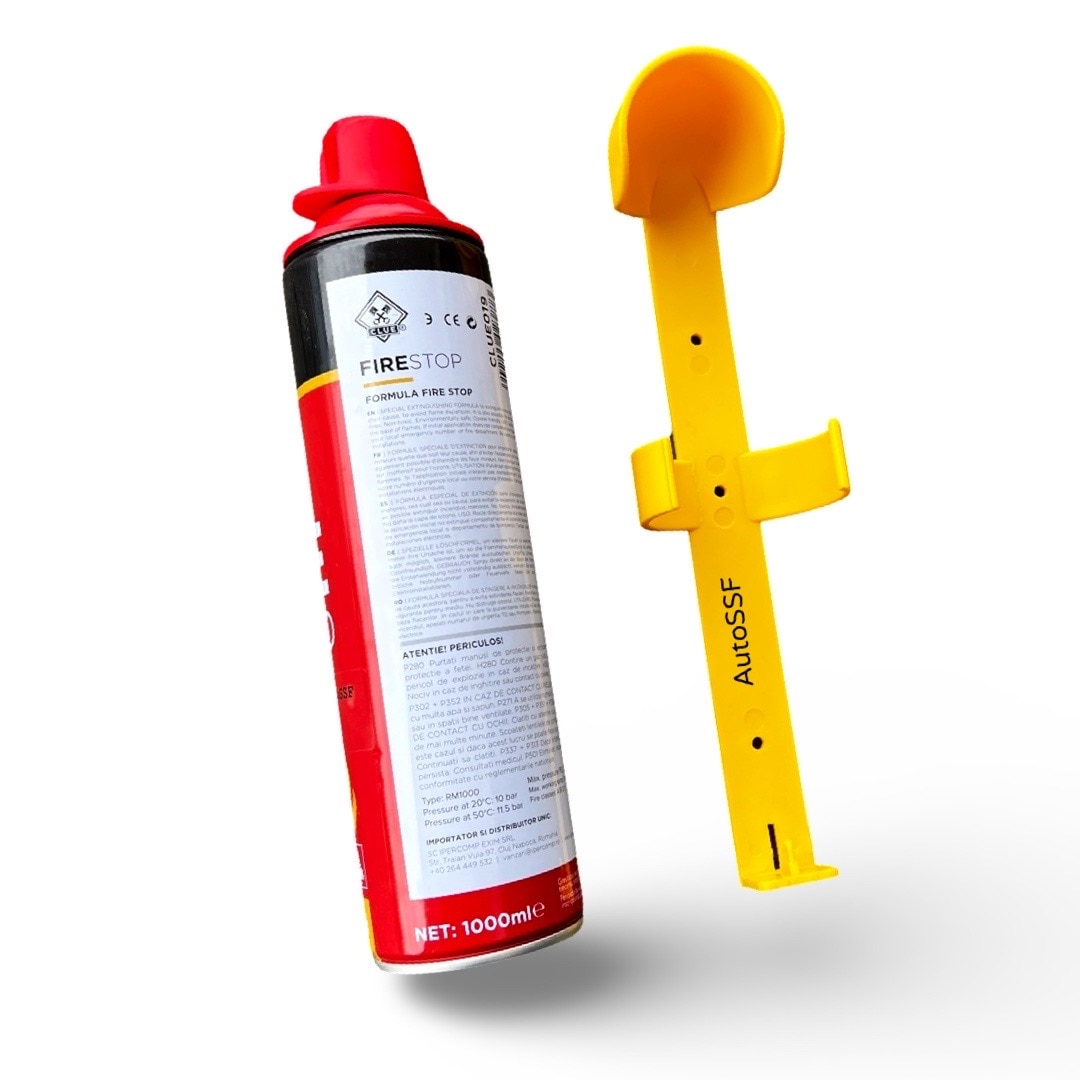 Set trusa AUTO compacta de prim ajutor + stingator spray 1000 ml cu ...