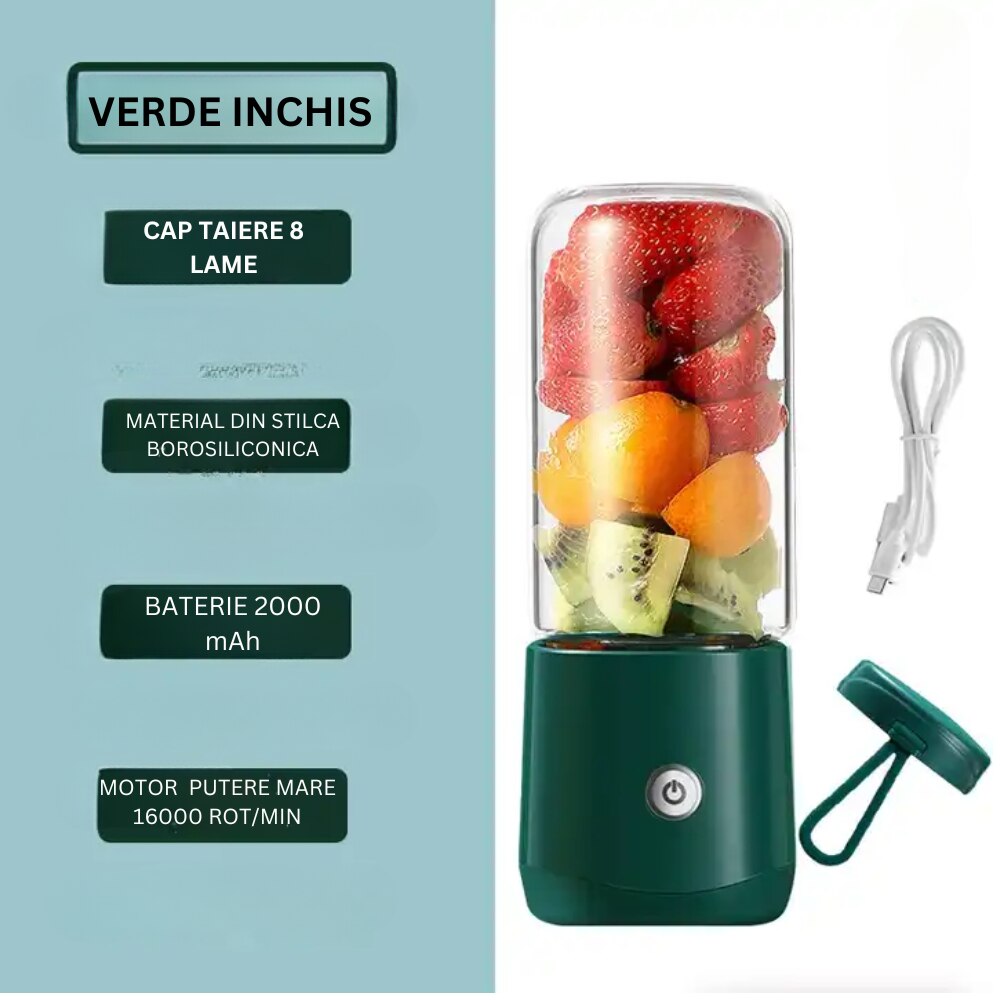 Мини електрически блендер, Kerisson Easy Mix, допълнително резервно ...