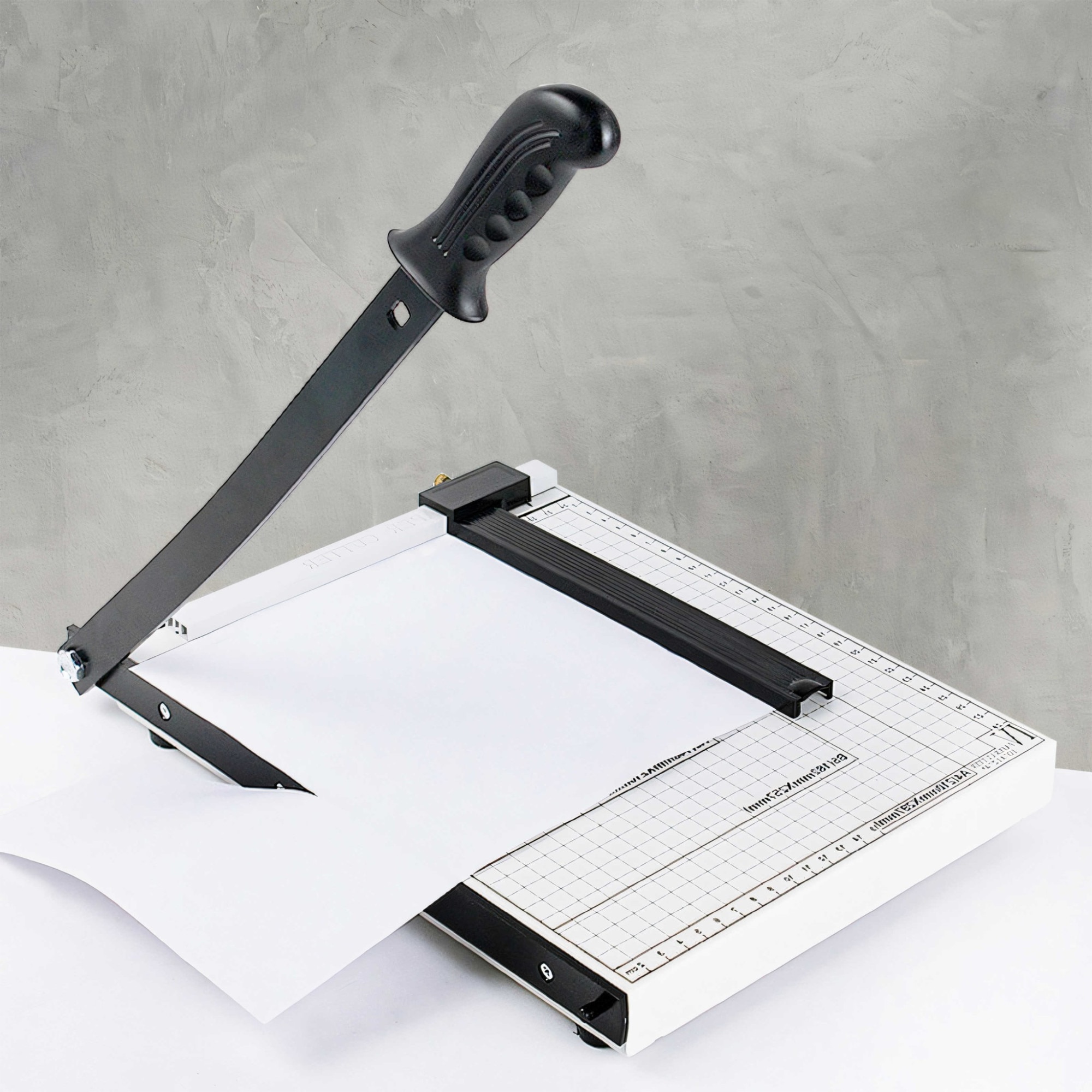 Ghilotina Manuala de Birou cu Baza Metalica, Marcaj Format Hartie A4 ...