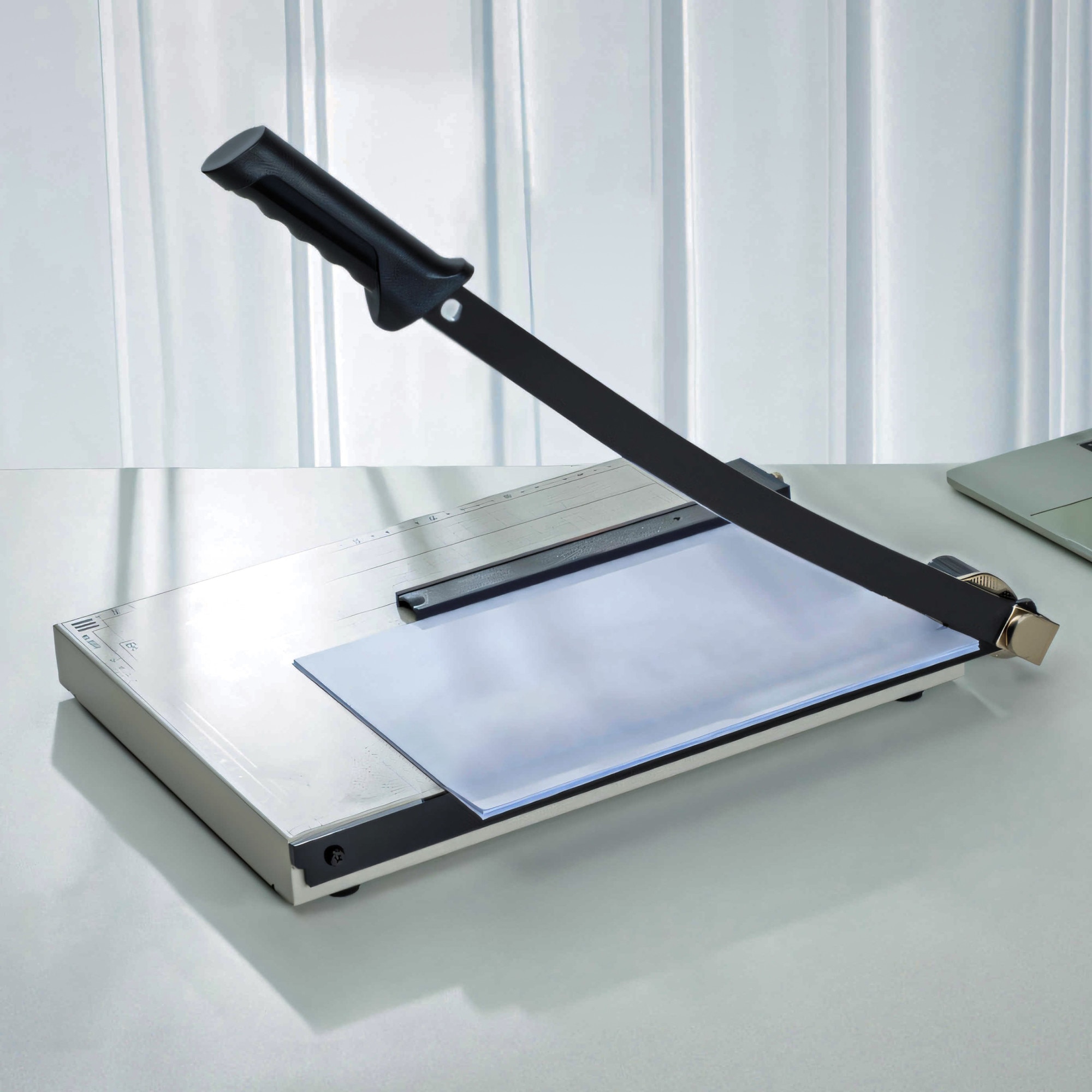 Ghilotina Manuala de Birou cu Baza Metalica, Marcaj Format Hartie A4 ...