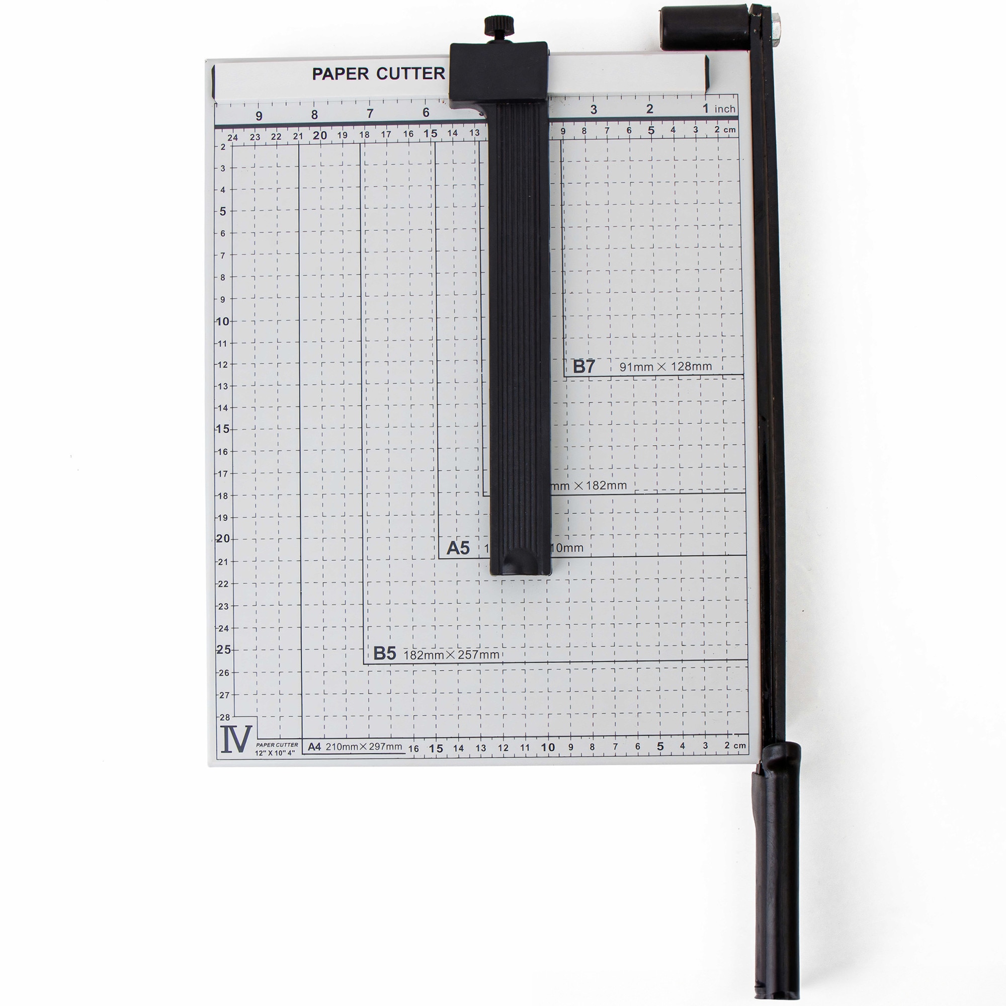 Ghilotina Manuala de Birou cu Baza Metalica, Marcaj Format Hartie A4 ...