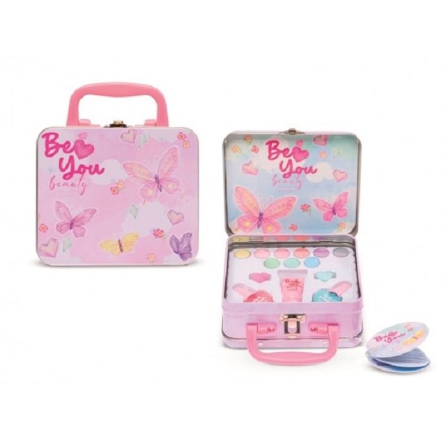 Trusa machiaj in cutie metalica BeYou - eMAG.ro Trusa machiaj in cutie metalica BeYou - eMAG.ro