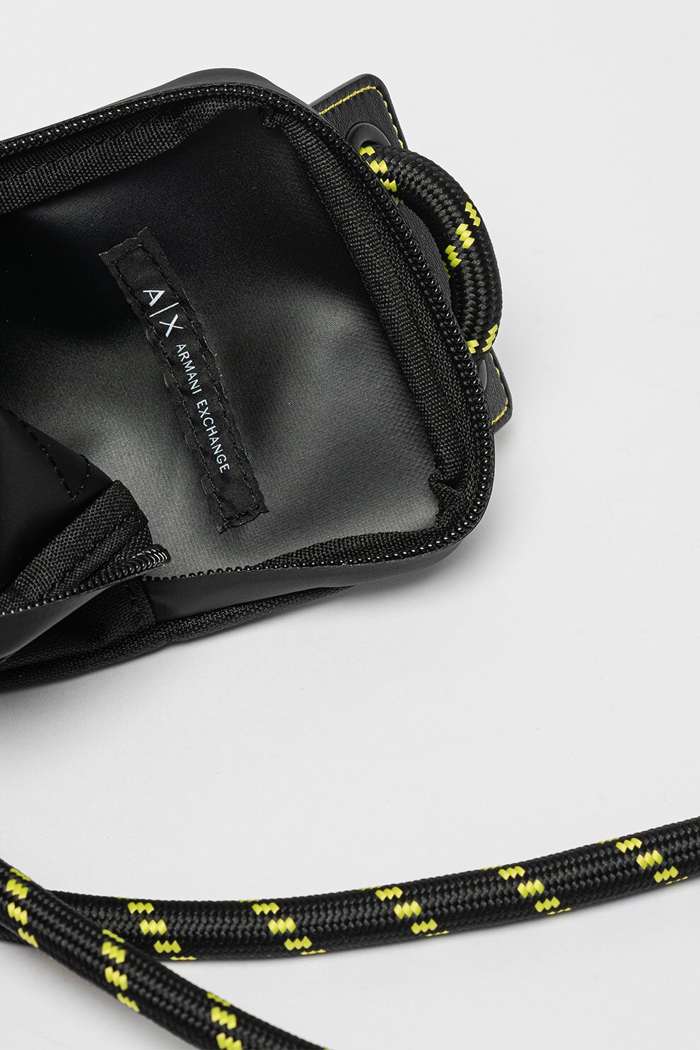 ARMANI EXCHANGE, Geanta crossbody cu imprimeu logo, pentru telefonul ...