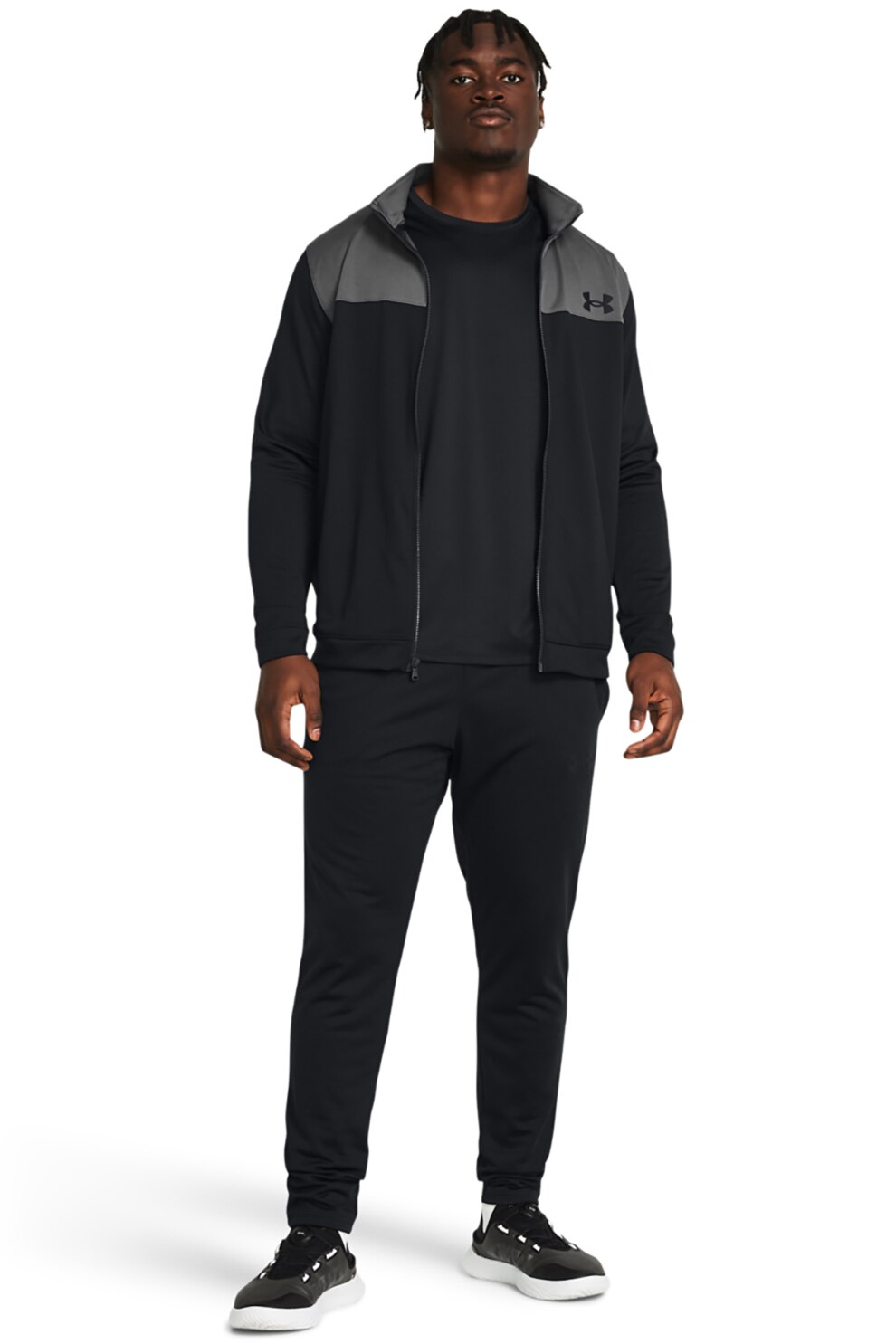 Under Armour, Trening elastic cu segment contrastant pentru fitness ...