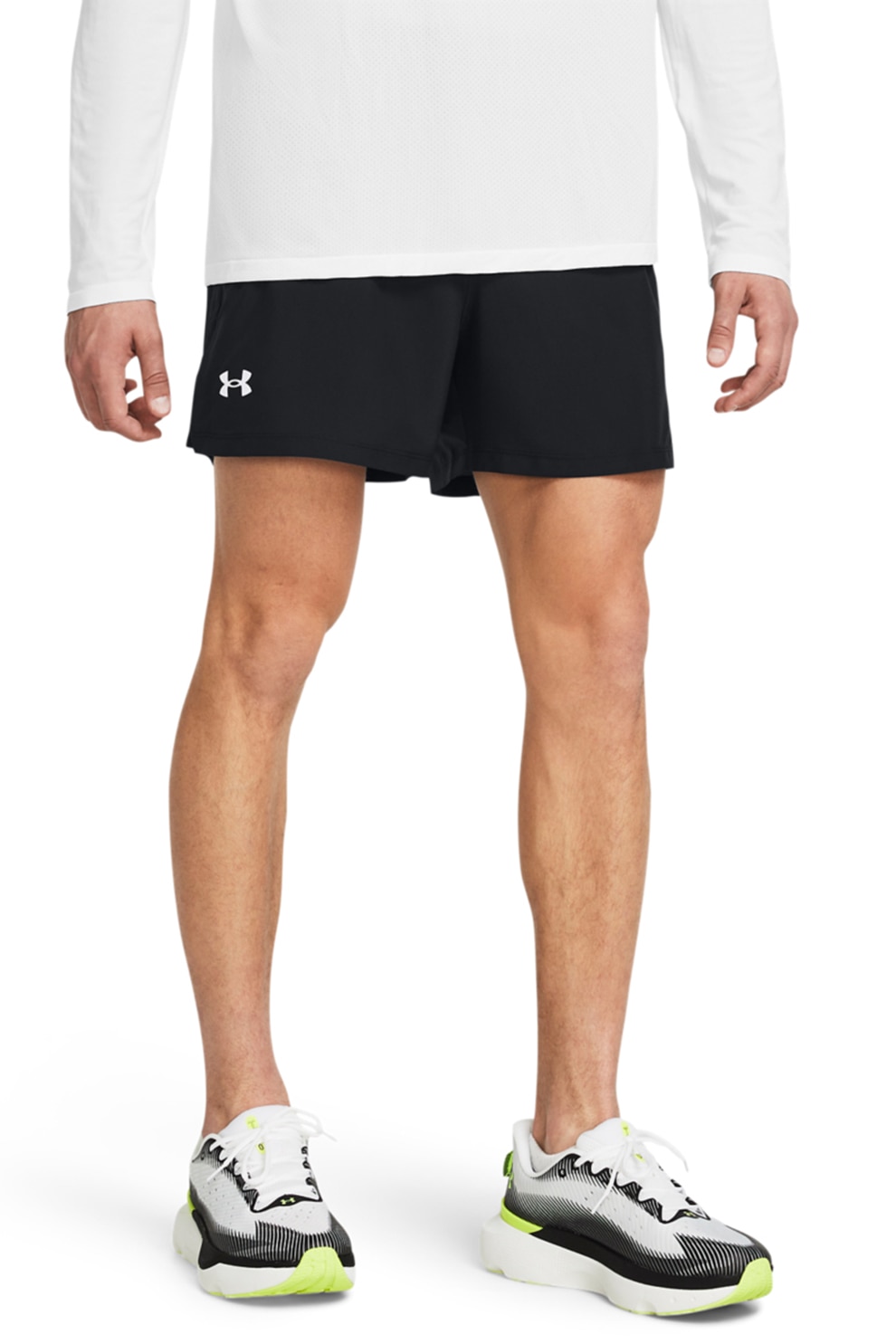 Under Armour, Pantaloni scurti pentru alergare Launch 5'', Negru, 2XL ...