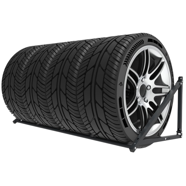 Suport de perete pentru anvelope 1100 - 1700mm, RAL9005 - eMAG.ro