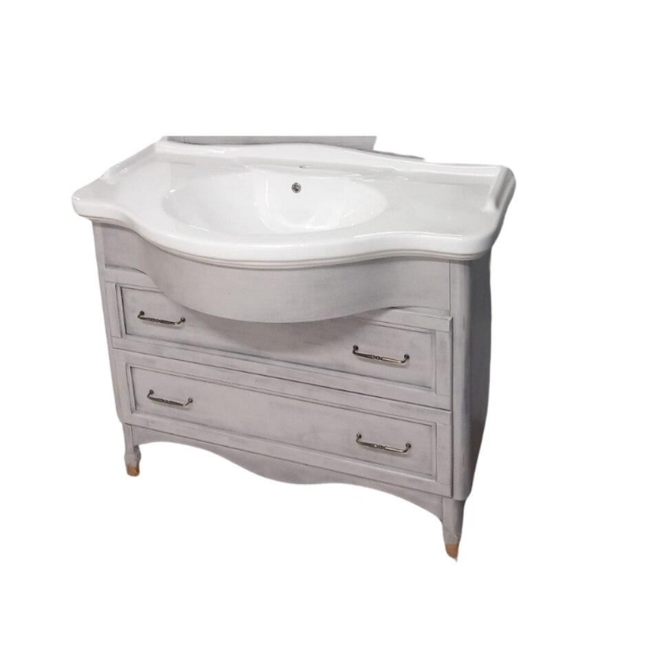 Baza 2 sertare + consola 111 cm Grigio Petra 7082/86 - eMAG.ro