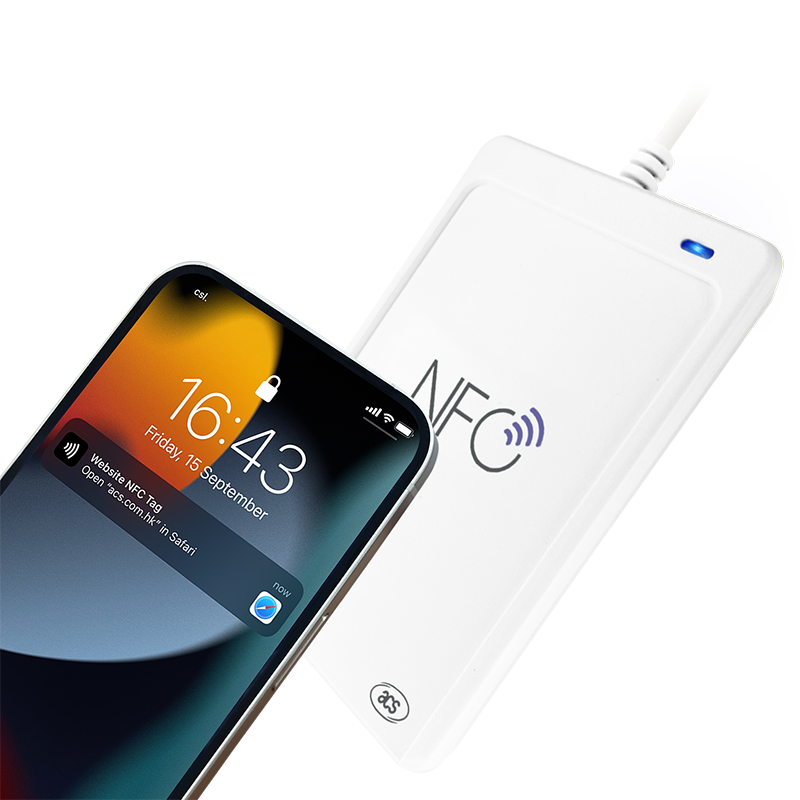 Cititor carduri si taguri NFC/RFID contactless ACS ACR1552U - eMAG.ro