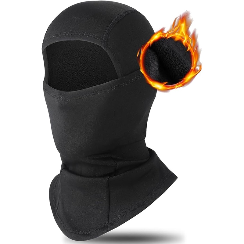 Masca fata protectie, Unisex, Termica, Negru - eMAG.ro