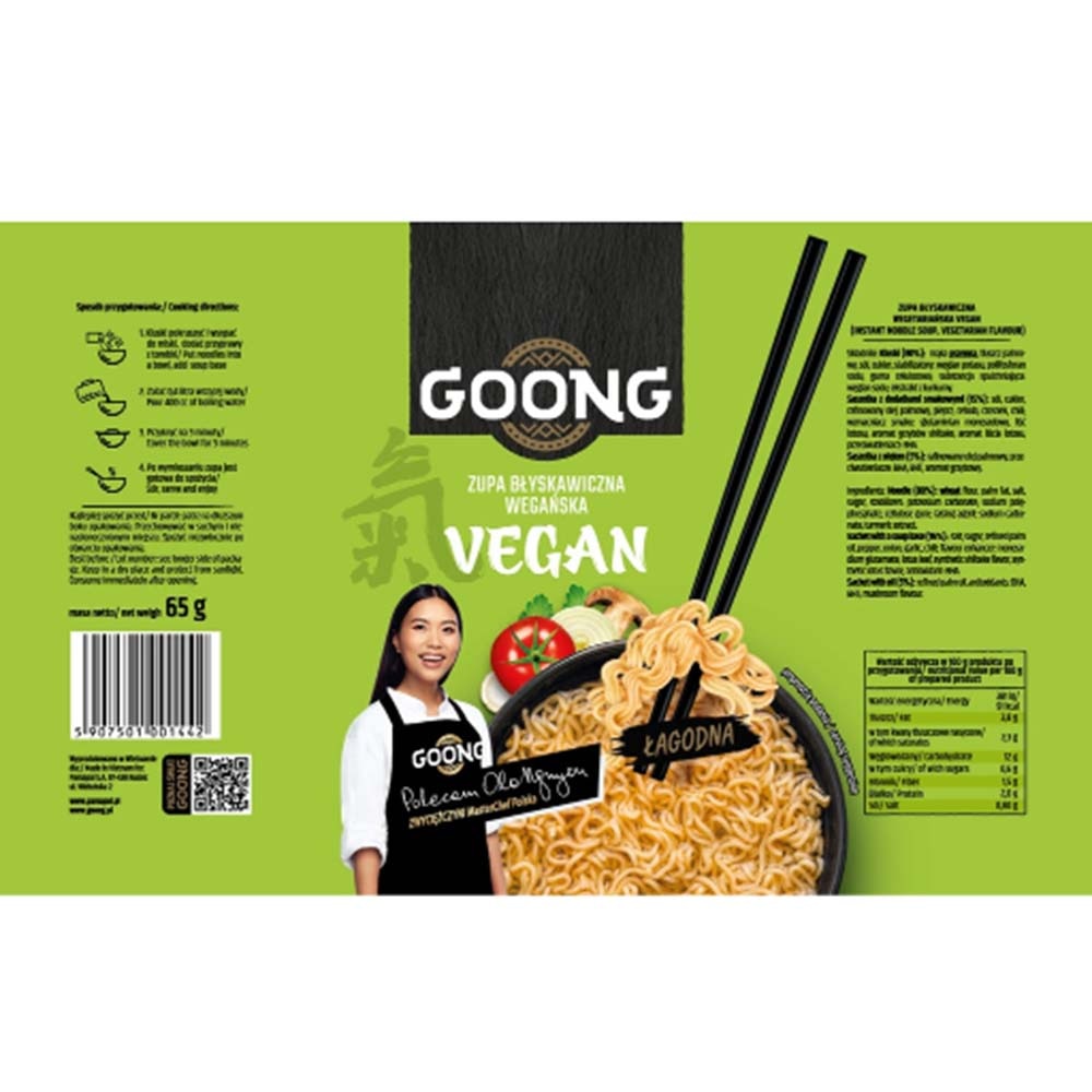 Supa Instant Goong Vegetariana, 65 g - eMAG.ro