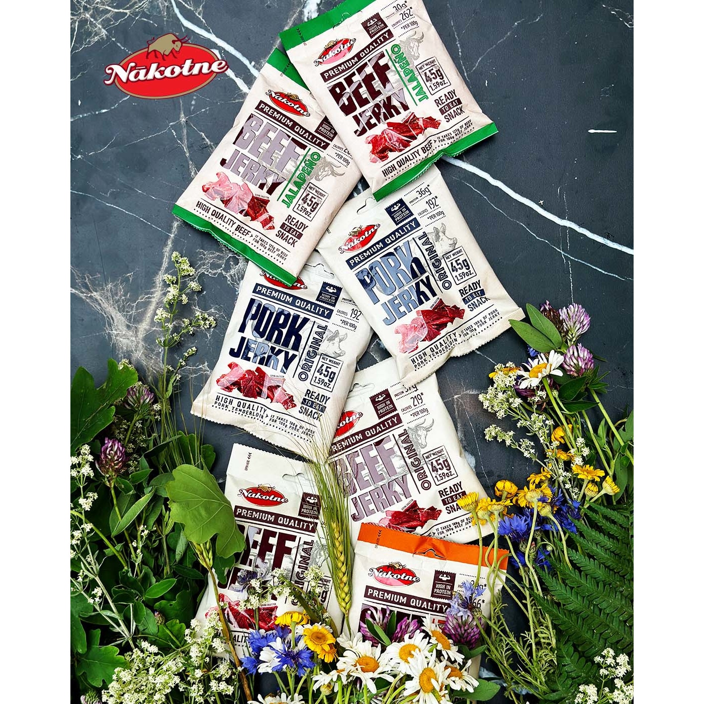 Gustare carne de vita afumata si uscata Beef Jerky Barbeque, 45 gr ...