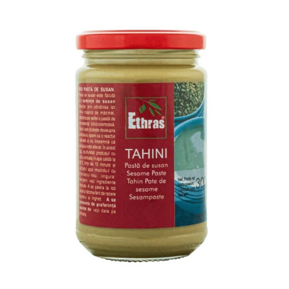 Set 3 x Pasta de Susan Tahini, Ethras, 300 g - eMAG.ro