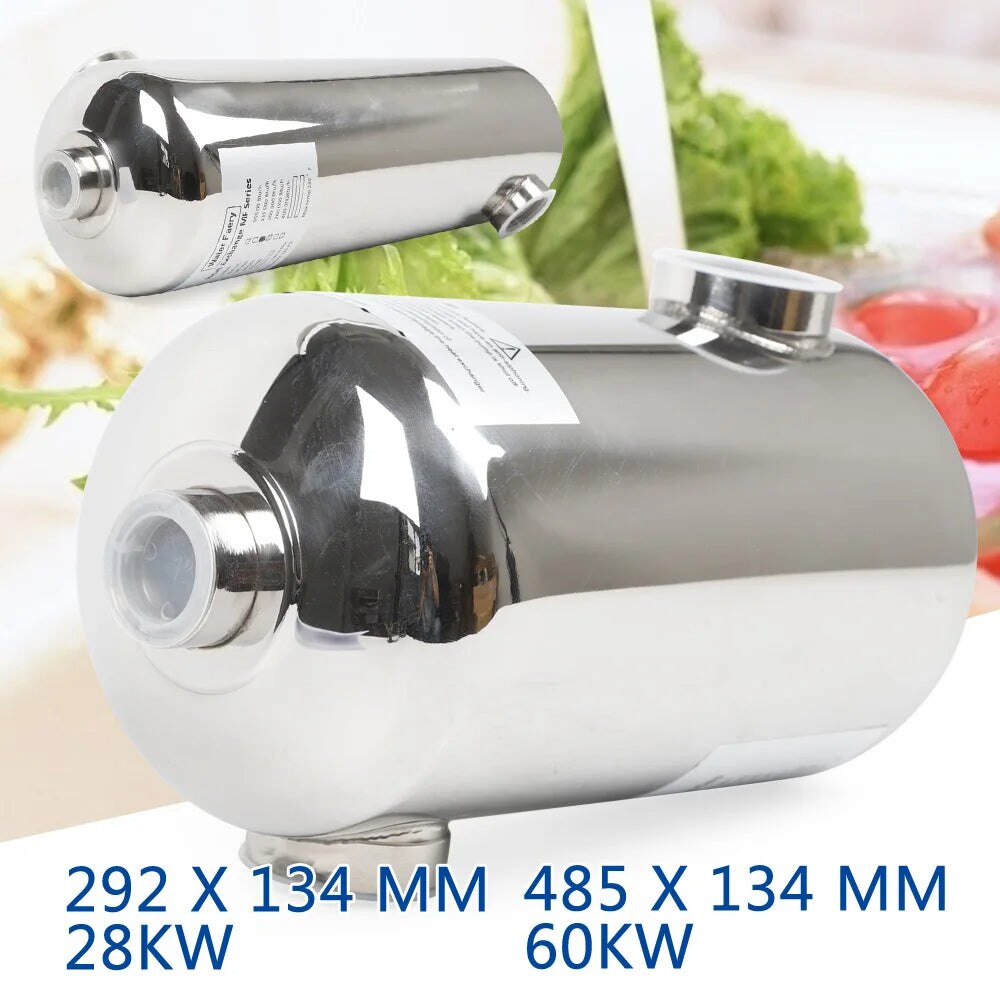 Топлообменник, 28KW, Неръждаема стомана, За басейн, Сребрист - eMAG.bg