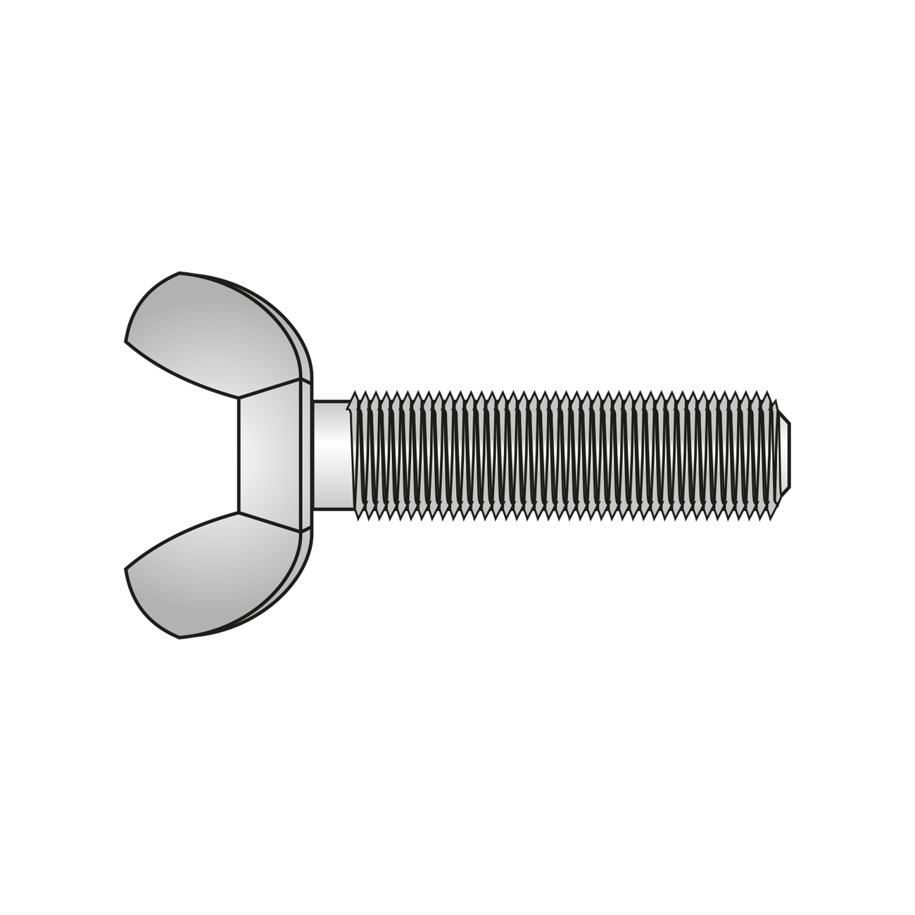 Set 25 x Surub Fluture 316 Inox A2-M6 x 20 - eMAG.ro