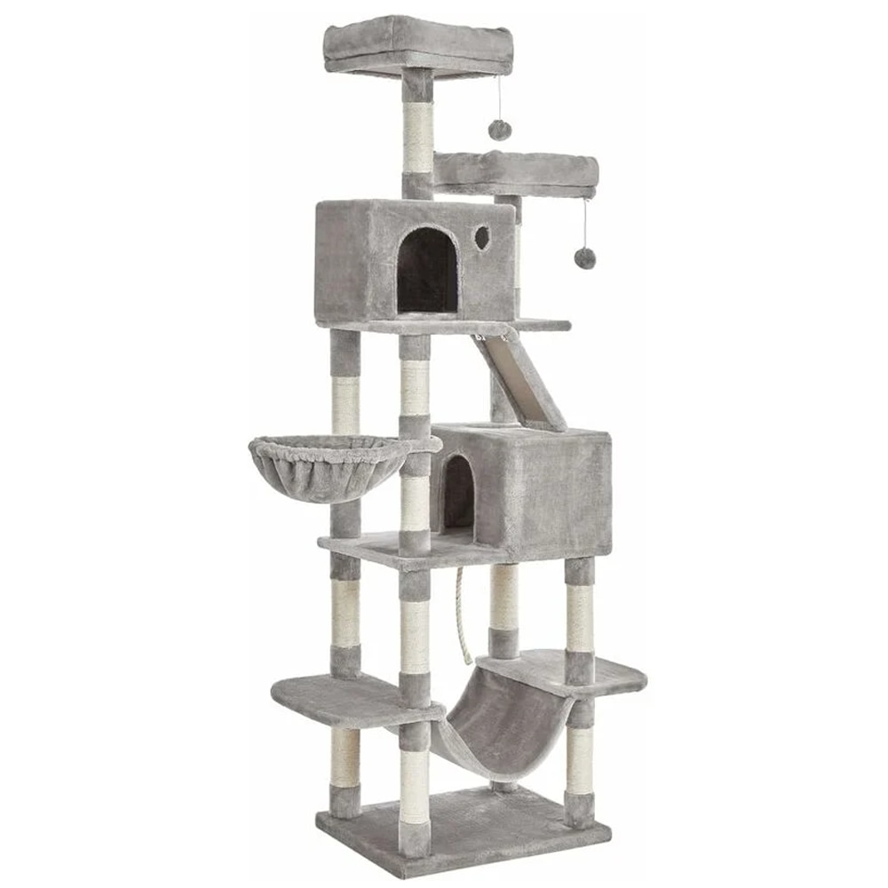 Ansamblu de Joaca pentru Pisici Teno®, tip turn, 2 platforme de ...