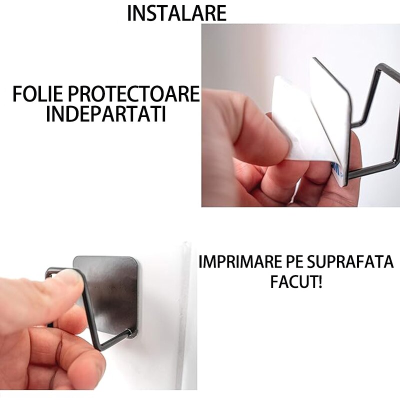 Set 2 Suport pentru burete autoadeziv, universal, Adezive, Rezistente ...