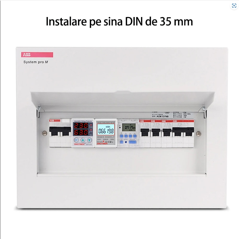 Contor monofazat de energie electrica, Sinotimer, 230V AC 50Hz, 5(80)A ...