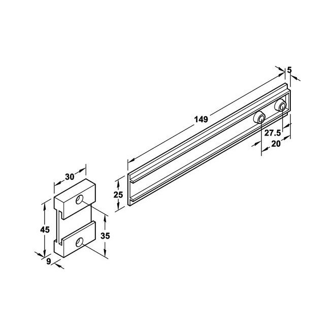 Balama frigider plastic maro - eMAG.ro