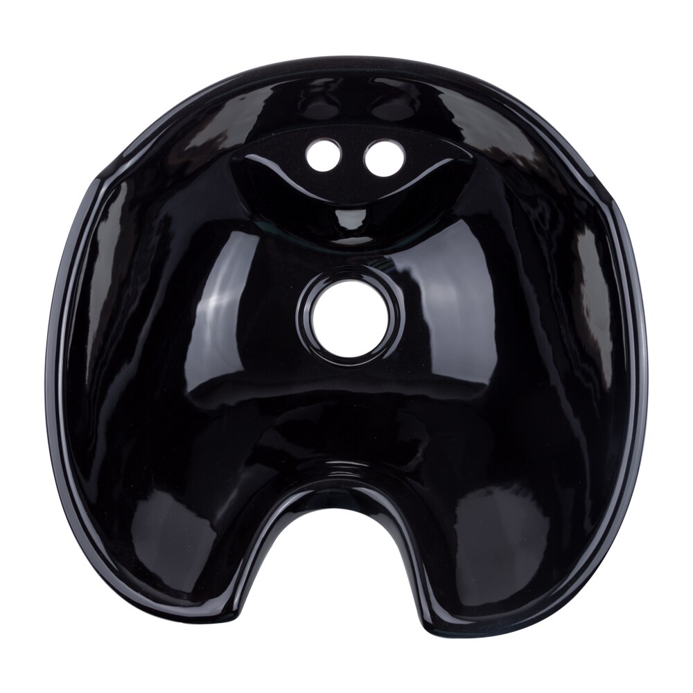 Chiuveta scafa coafor din ceramica, negru, adancime 22 cm - eMAG.ro