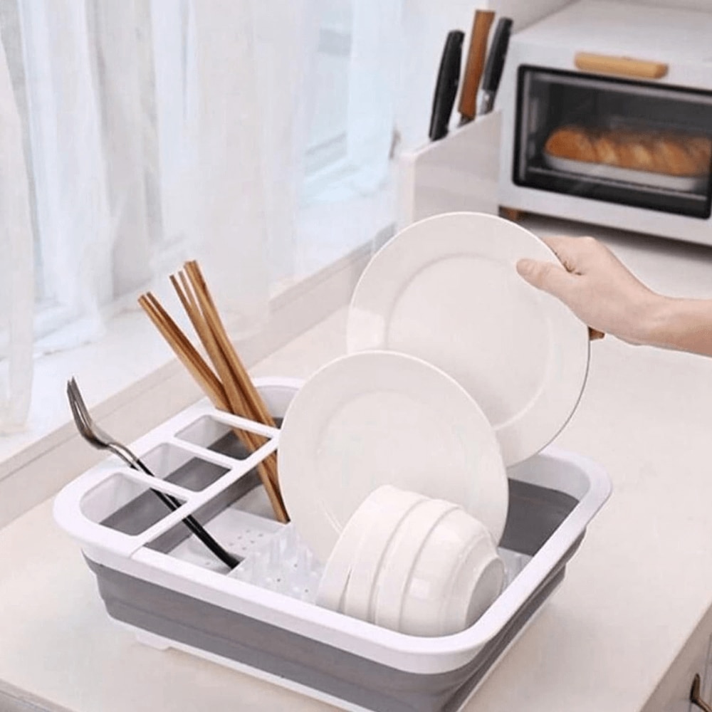 Scurgator Vase si tacamuri pliabil Salestore.ro® cu picurator, Uscare ...