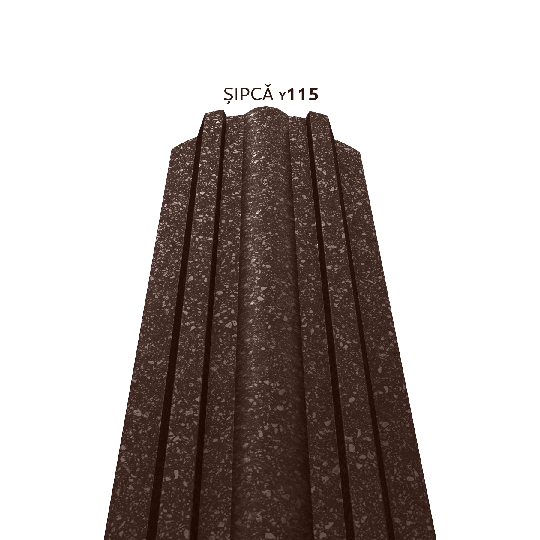 Sipca metalica pentru gard y115-cap rotund, Caretta, Briliant Duo ...