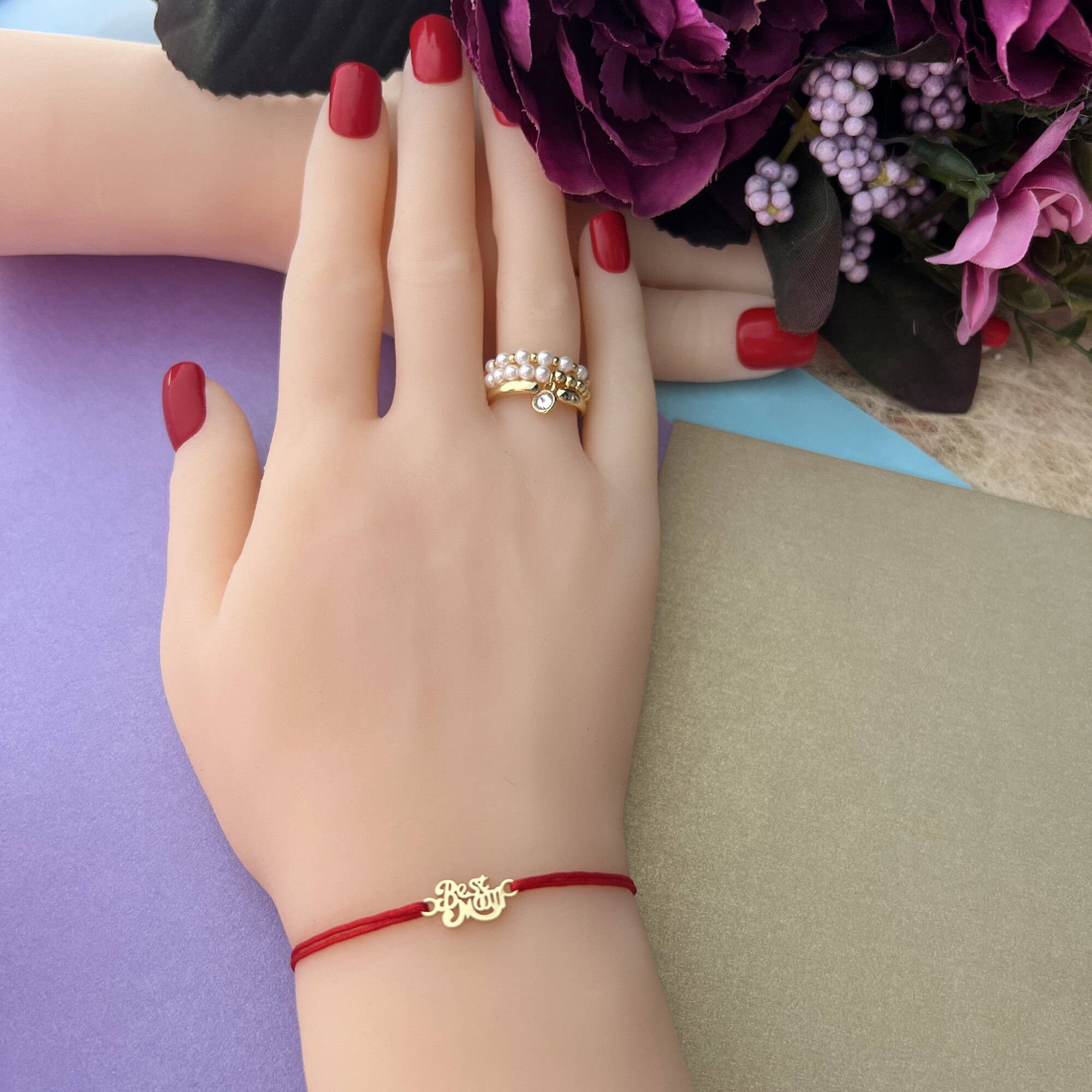 Bratara Red Lolo „Best Mom” Gold Plated - eMAG.ro