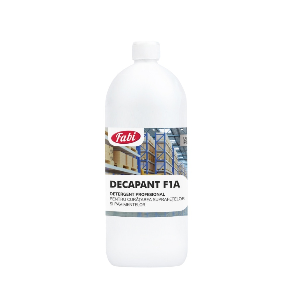 Decapant F1A pentru pardoseli, Fabi, 1L, formula profesionala, curata ...