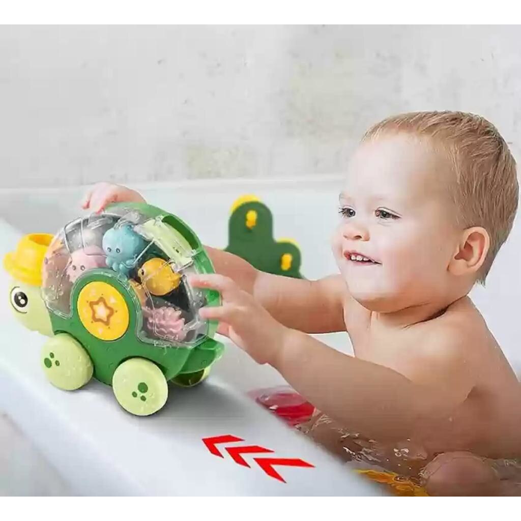 Jucarie pentru baie, Broasca Testoasa cu morisca - eMAG.ro