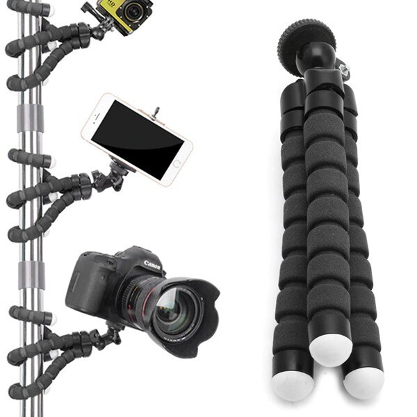 Mini trepied flexibil pentru telefon si camera foto - eMAG.ro
