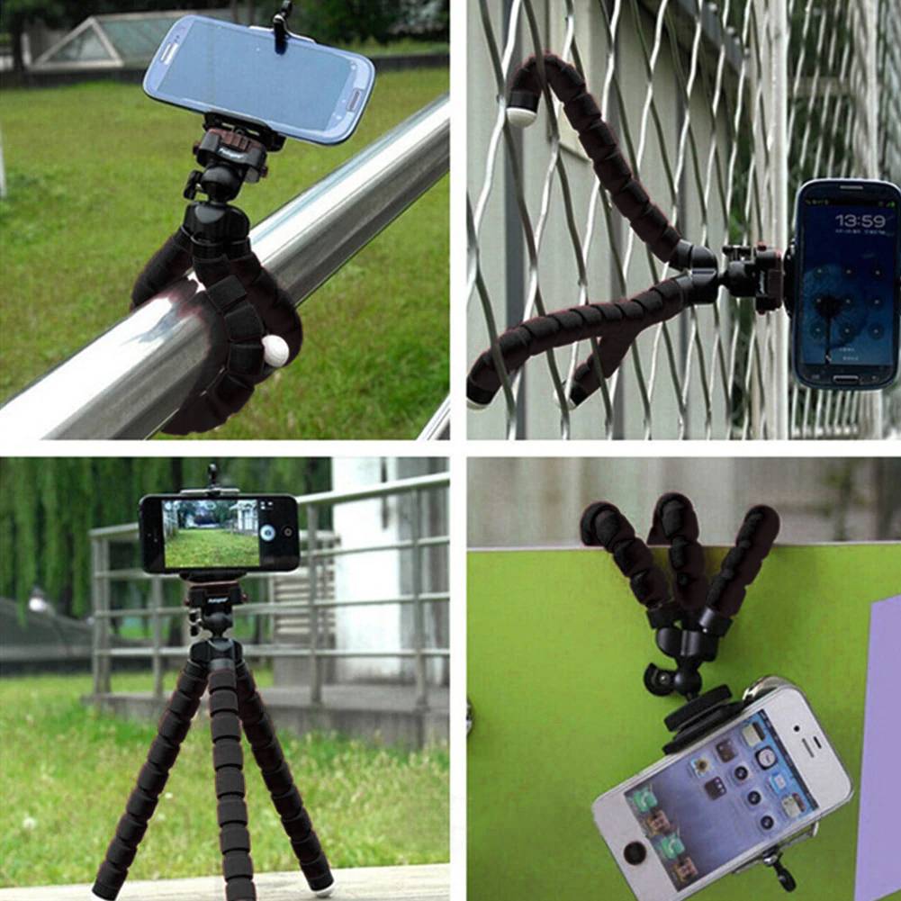 Mini trepied flexibil pentru telefon si camera foto - eMAG.ro