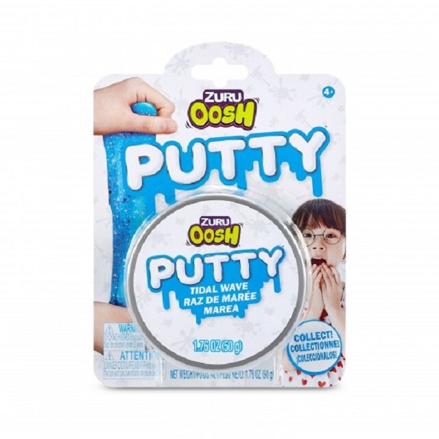 Slime in cutie cu capac 50g, Oosh Putty, S4, ZURU, Tidal Wave - eMAG.ro