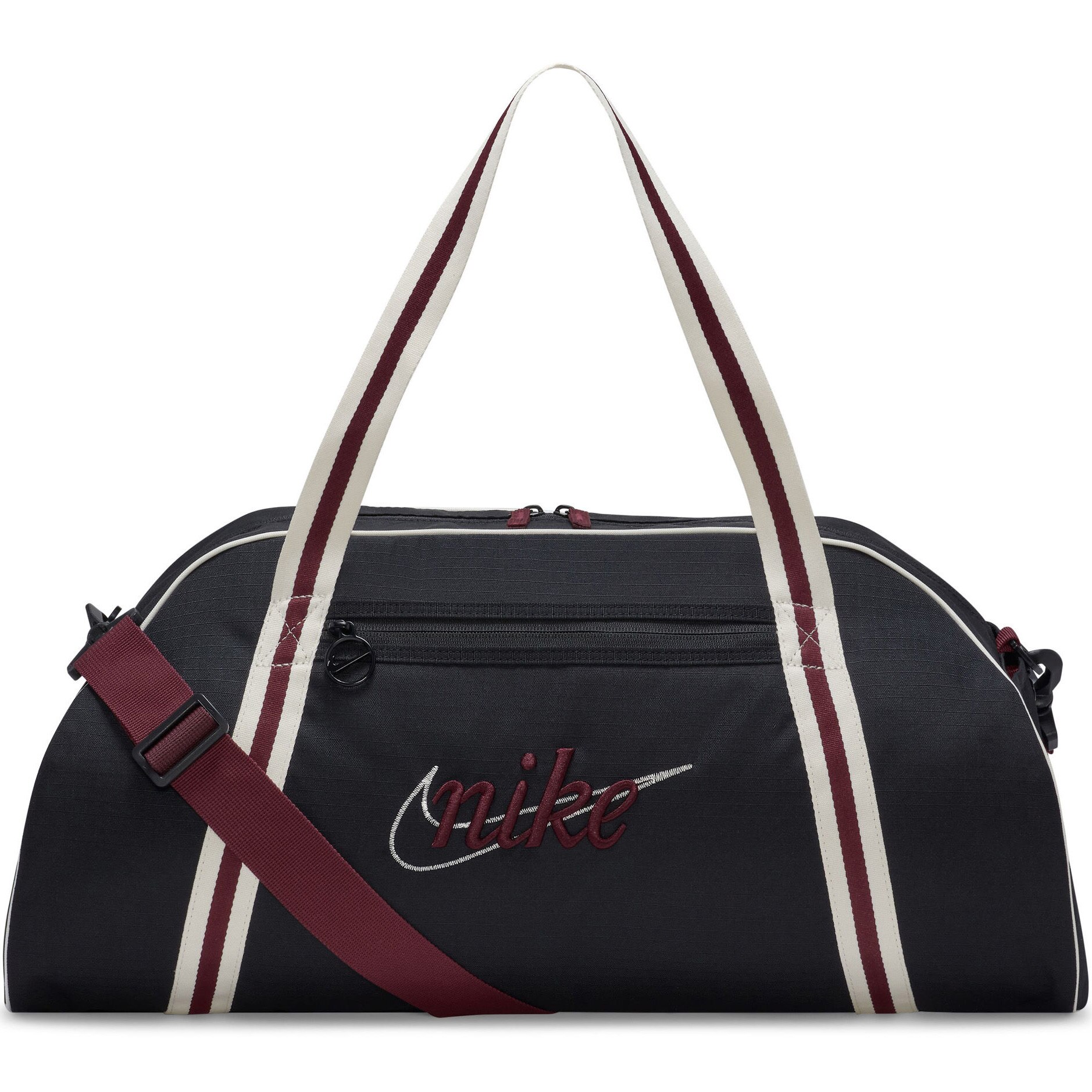 Geanta sport Nike Gym Club, negru/alb - eMAG.ro