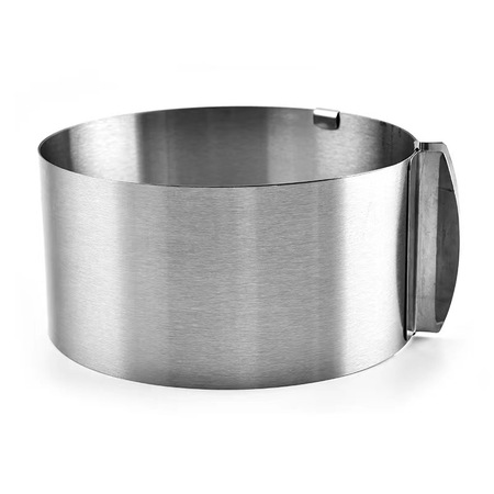 Forma tort, dimensiune reglabila, otel inoxidabil, argintiu - eMAG.ro