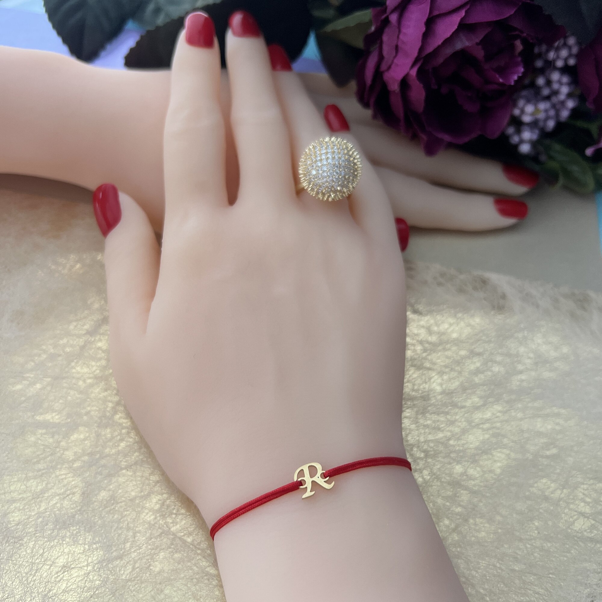 Bratara Lolo Red Initiala litera R - eMAG.ro