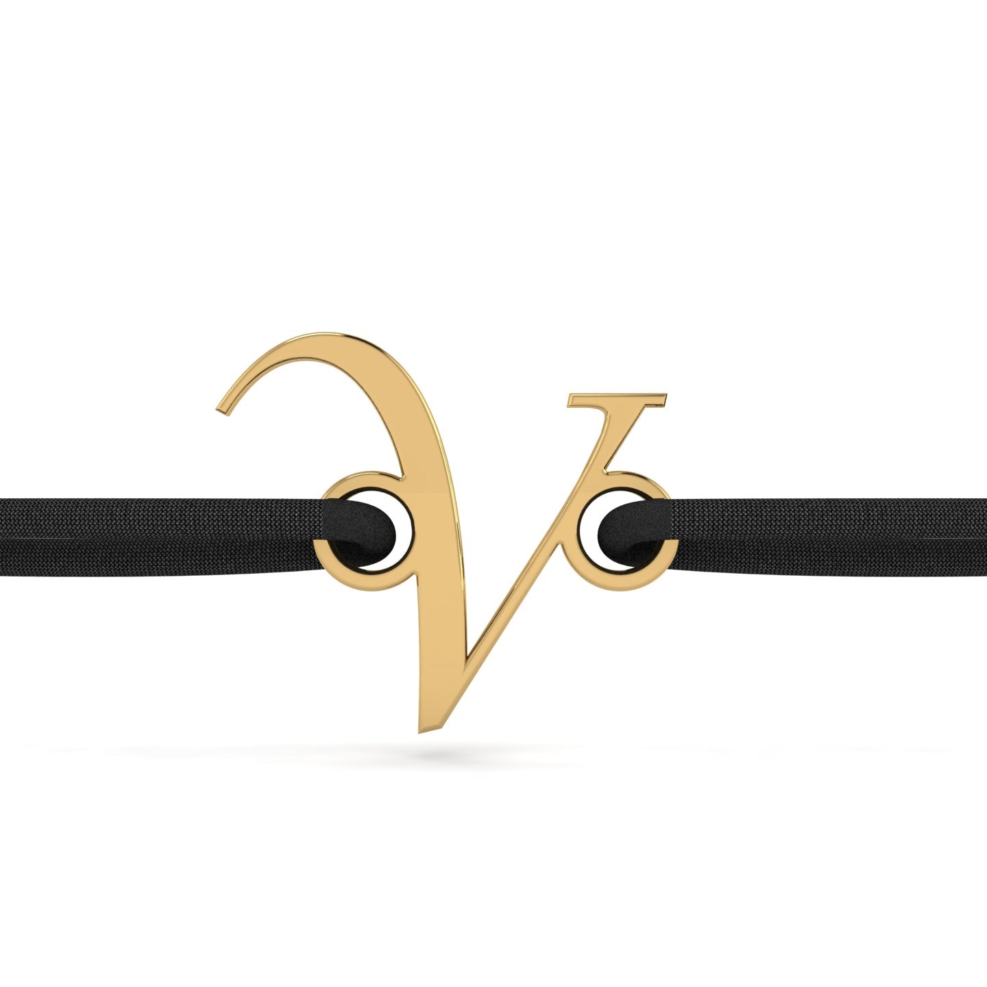 Bratara Lolo Black Initiala litera V - eMAG.ro