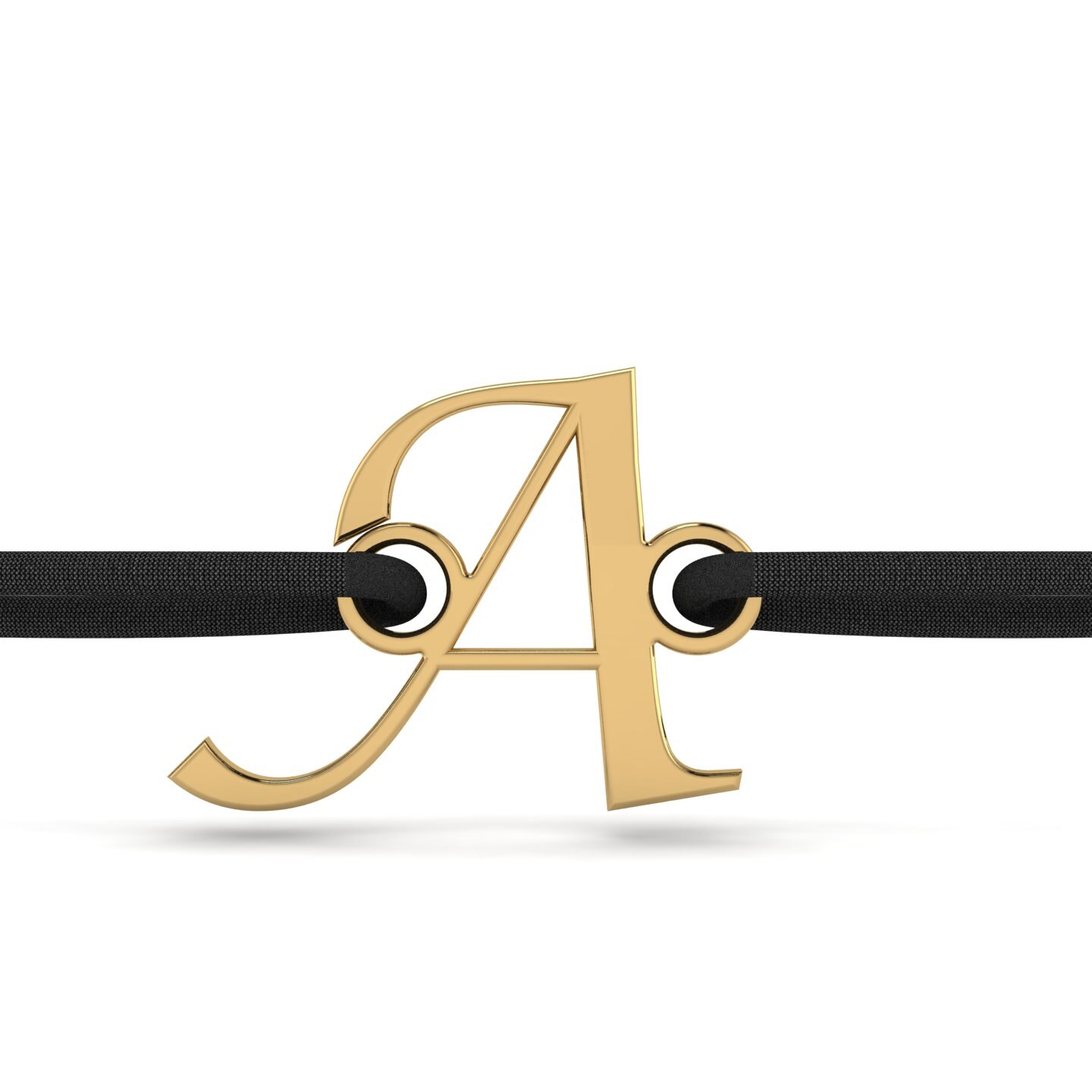 Bratara Lolo Black Initiala litera A - eMAG.ro