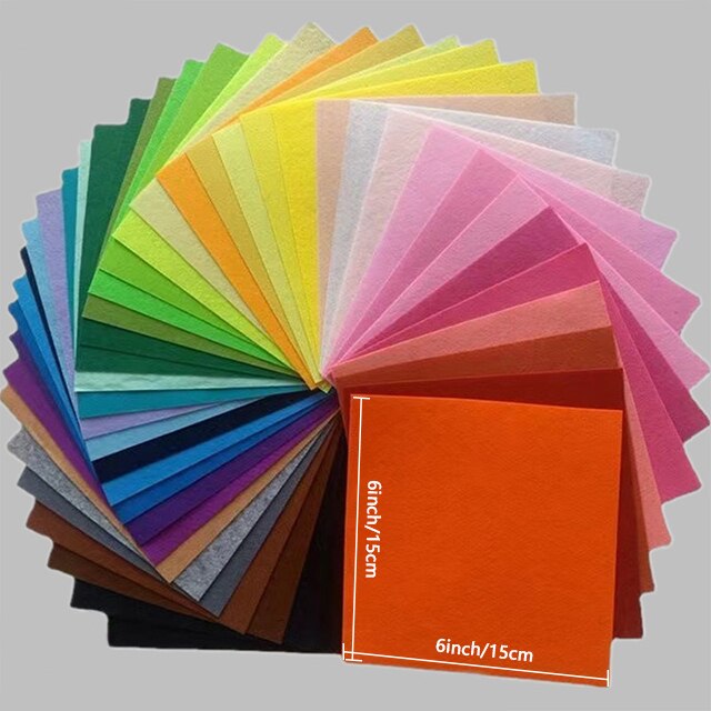 Set 40 x Tesatura de pasla pentru copii, Notekisskai, 10x10cm ...