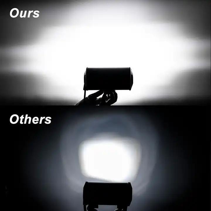 Proiector LED Auto，SUV ATV Camion Utilaj 7 inci 120W，impermeabil，negru ...