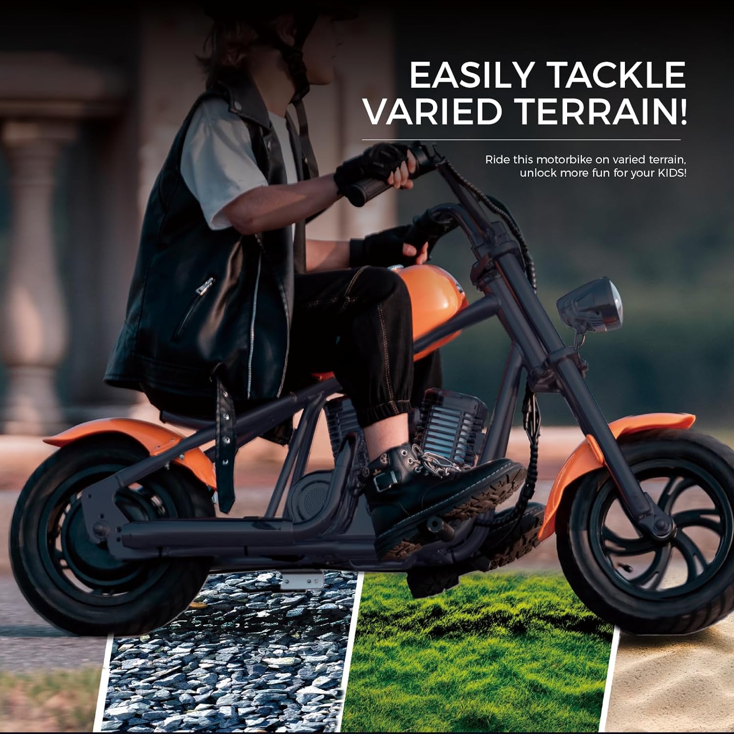 Motocicleta Electrica Chopper HYPER GOGO Challenger 12' - Portocalie ...