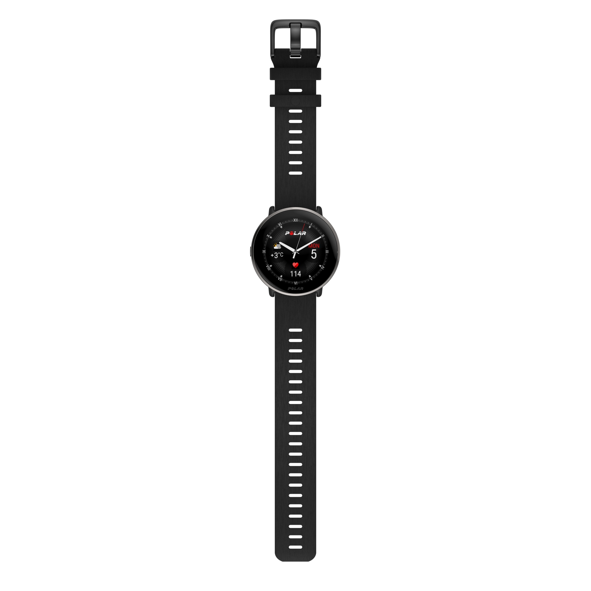 Ceas smartwatch Polar Ignite 3 Titanium, S-L Black - eMAG.ro