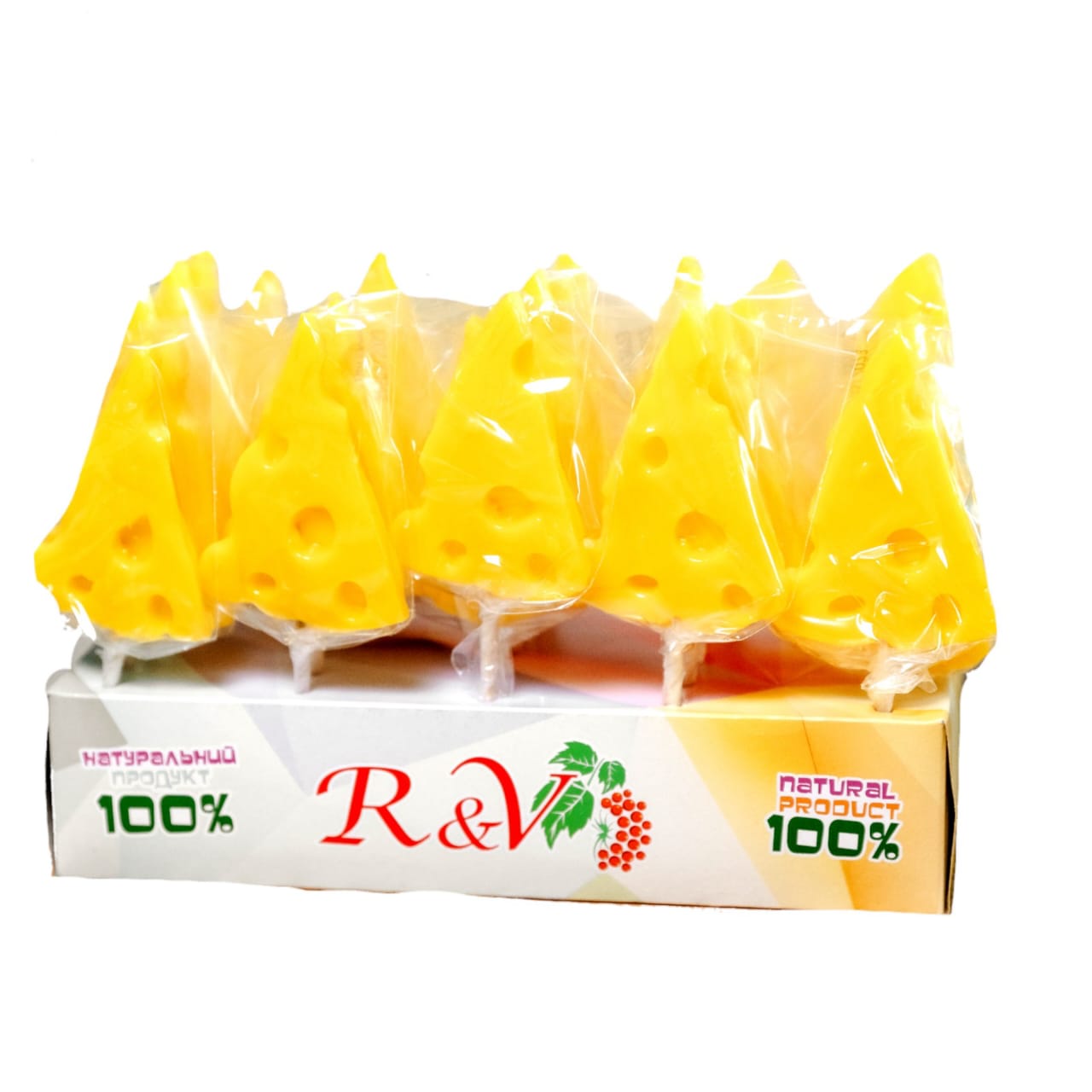 Cascaval acadea pe bat in cutie-display 30 buc*25 gr - eMAG.ro