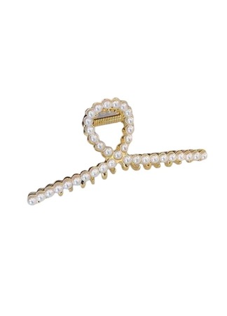 Agrafa de par, Longziming, Plastic, Alb - eMAG.ro