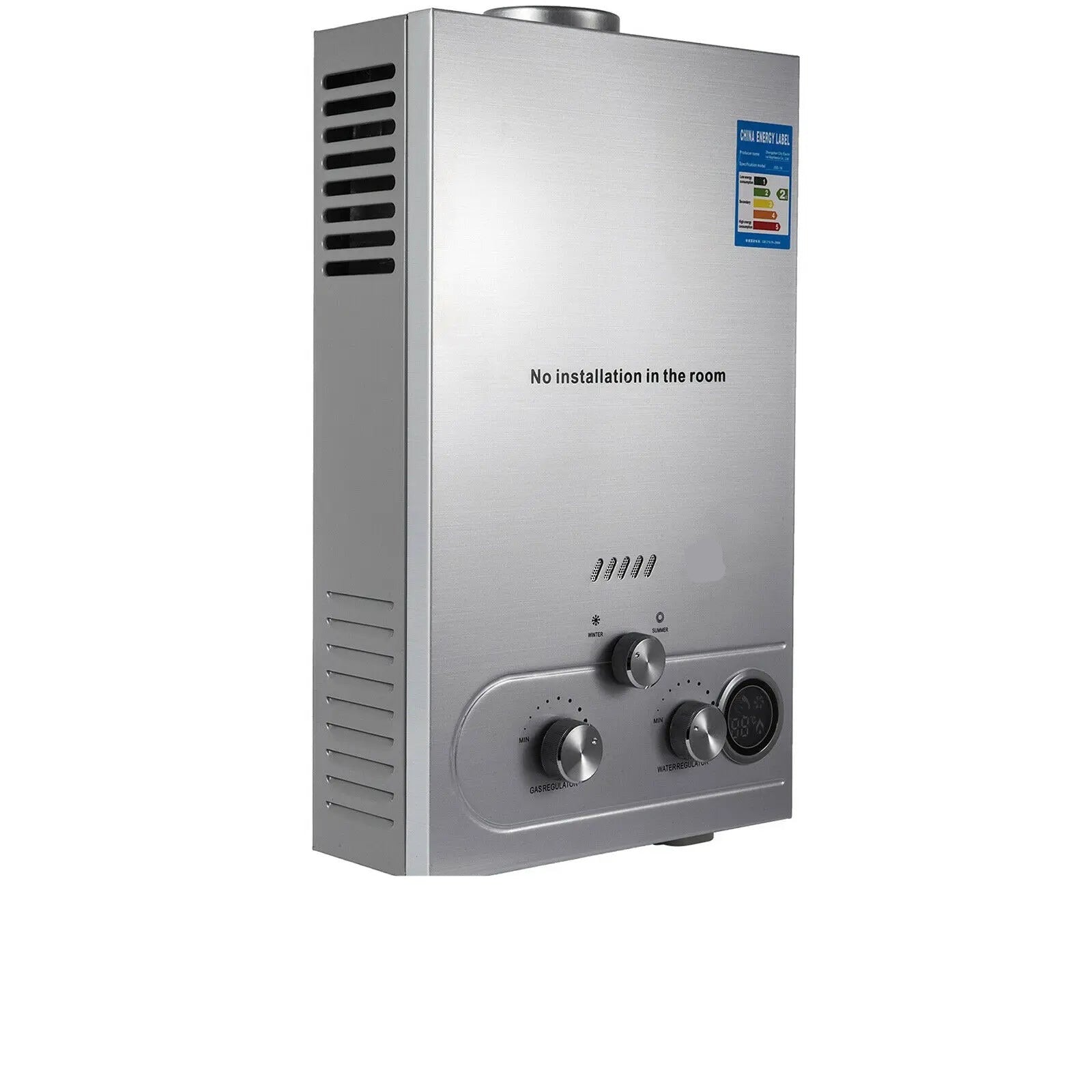 Моментален нагревател, 10L, 20KW, неръждаема стомана, сив - eMAG.bg