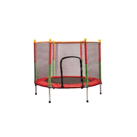 Trambulina pentru copii de gradina cu plasa exterioara cu fermoar, 140 ...