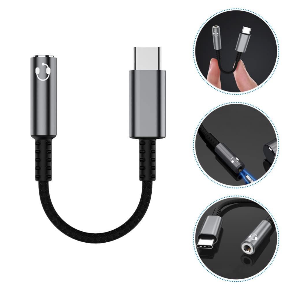 Adaptor mufa tip C pentru casti sau auxiliar pentru masina, BOLONGKING ...