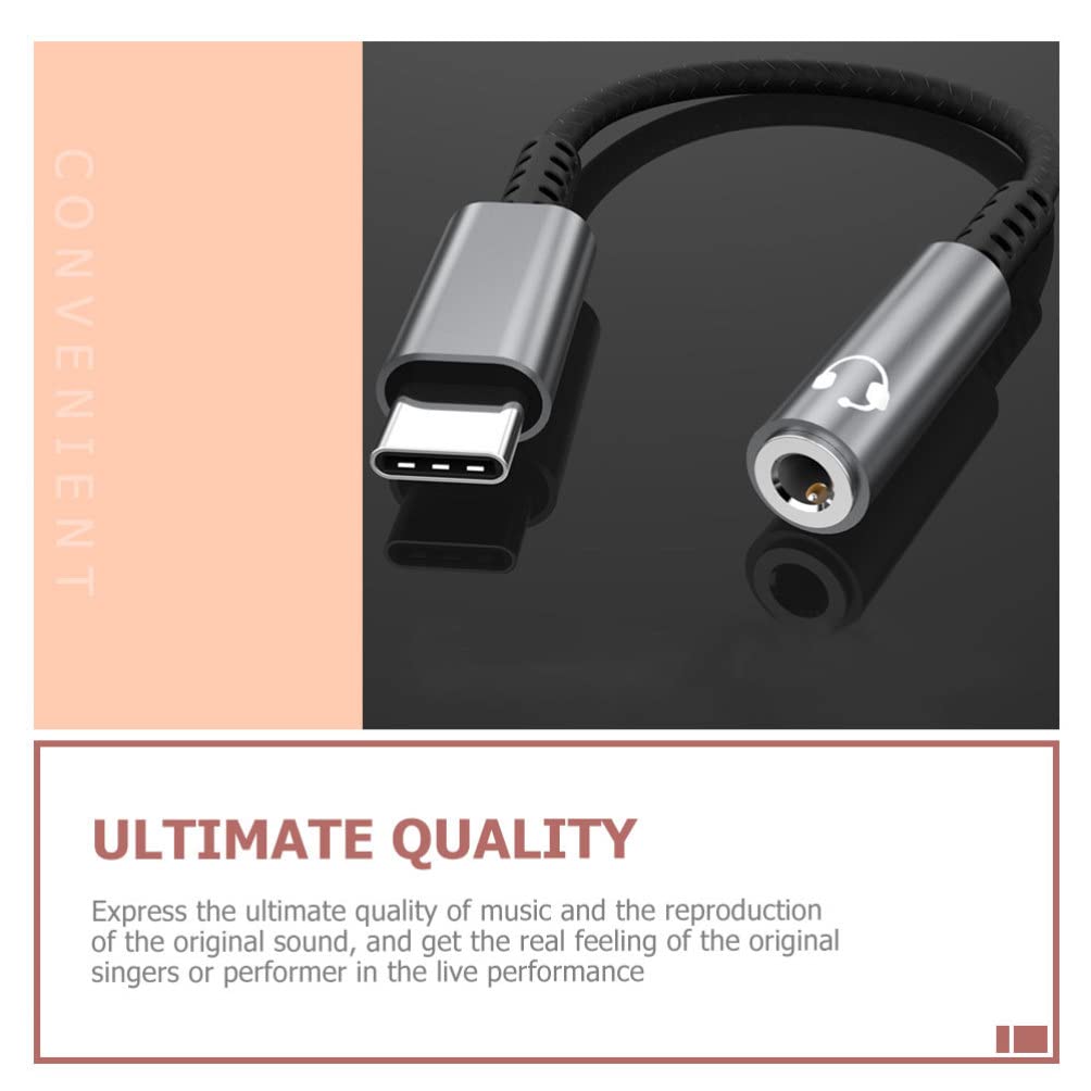 Adaptor mufa tip C pentru casti sau auxiliar pentru masina, BOLONGKING ...