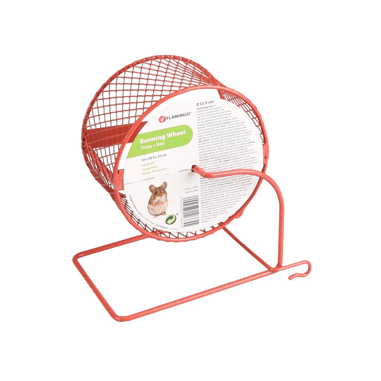 Roata carusel pentru rozatoare, Flamingo cu suport, 11, 5 cm - eMAG.ro