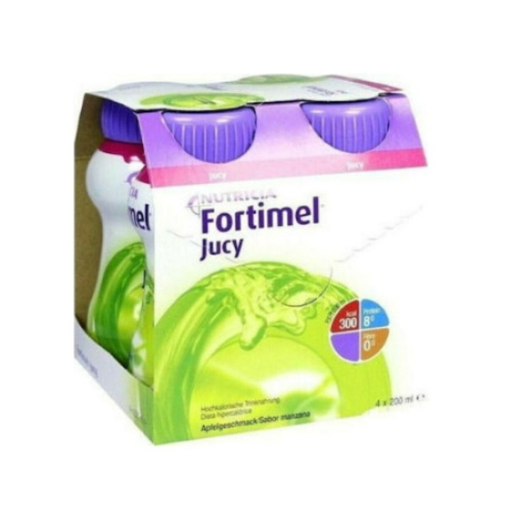Supliment alimentar, Nutricia Fortimel Jucy, set 4x200ml, gust de mar ...