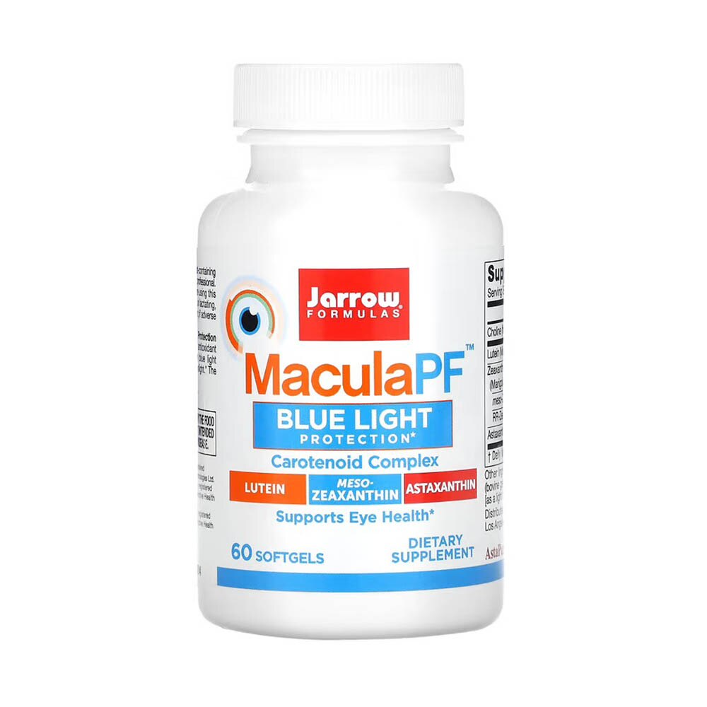 Macula PF, Lutein, Zeaxanthin, Astaxanthin, Jarrow Formulas, 60 ...